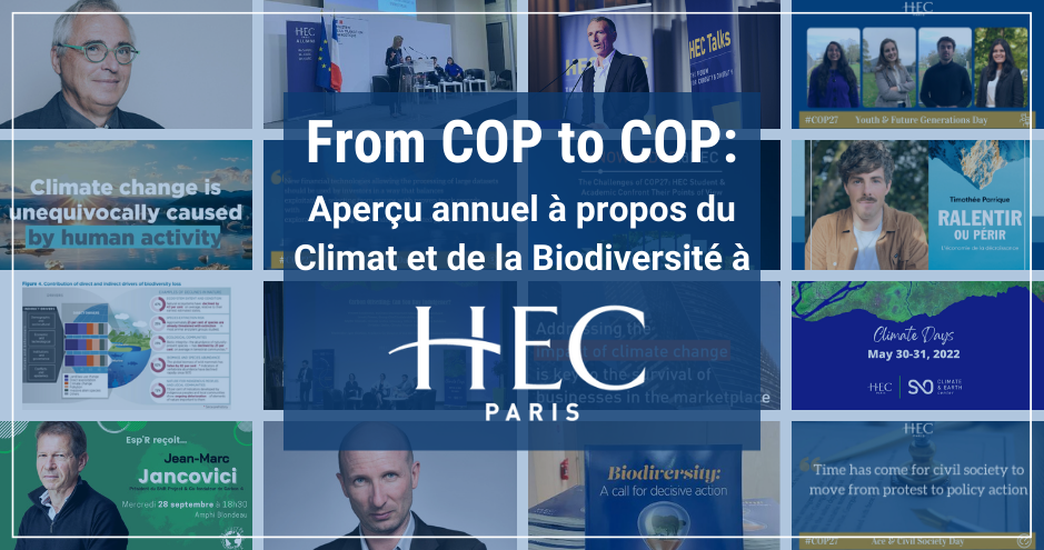 From COP to COP: à propos du Climat et de la Biodiversité - Think ...
