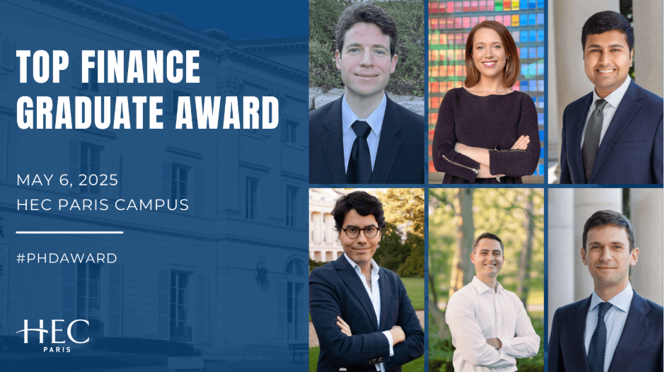 Top Finance Graduate Award 2025 at HEC Paris | HEC Paris