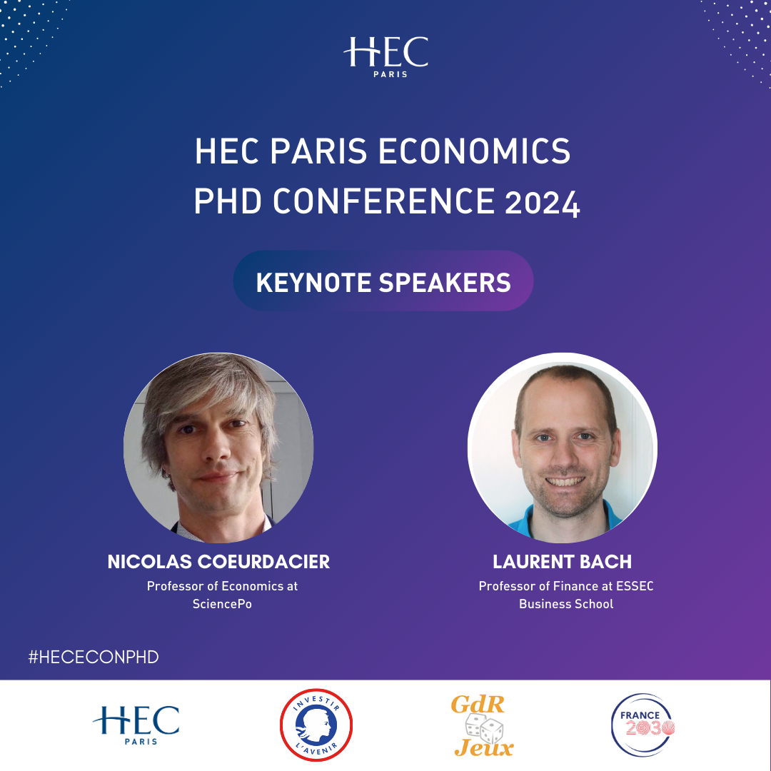 HEC Paris Economics PhD conference 2024 | HEC Paris
